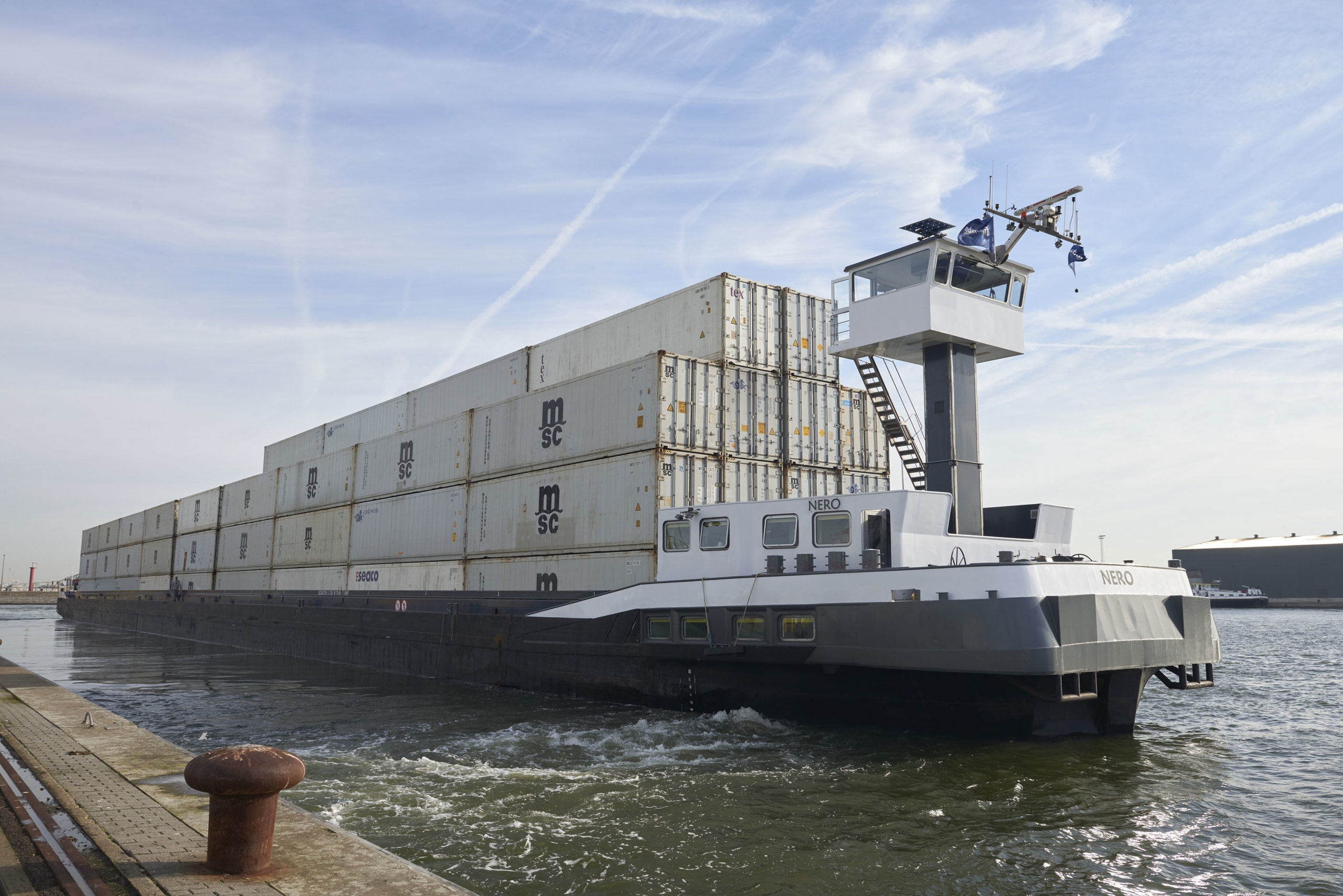 Transbox United start Vlaey Express - Binnenvaartkrant