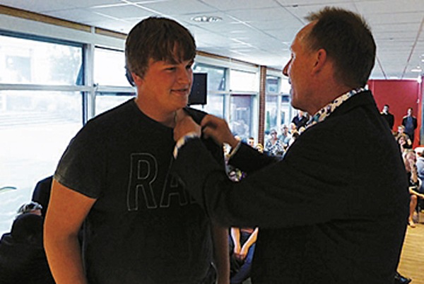 Jesse Rob is ‘meest sociale student’ - Binnenvaartkrant