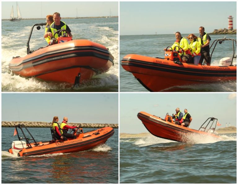 Reddingsbrigade demonstreert nieuwe boot bij Rescue Vlissingen ...