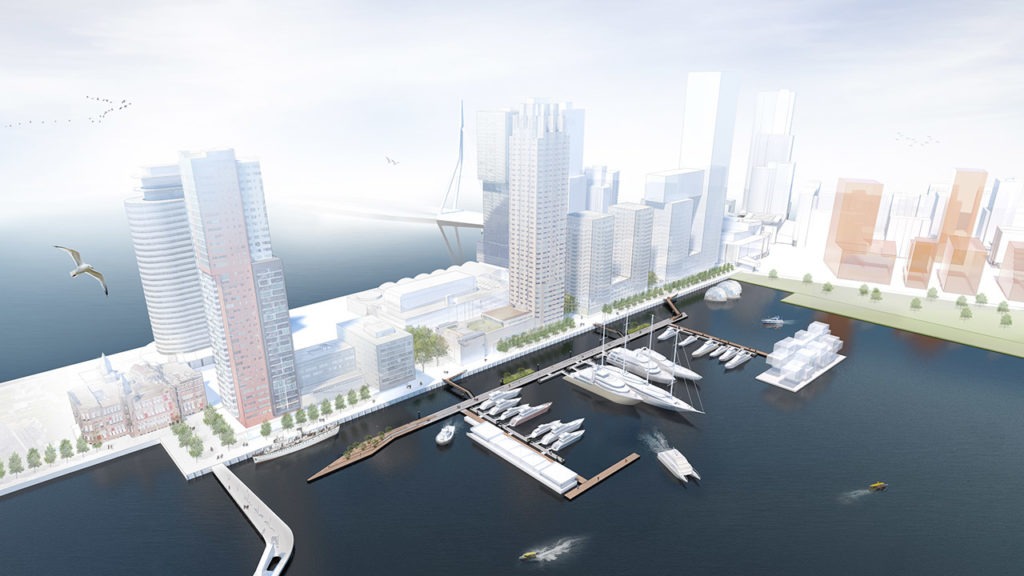 Plan voor superjachten in Rijnhaven - Binnenvaartkrant