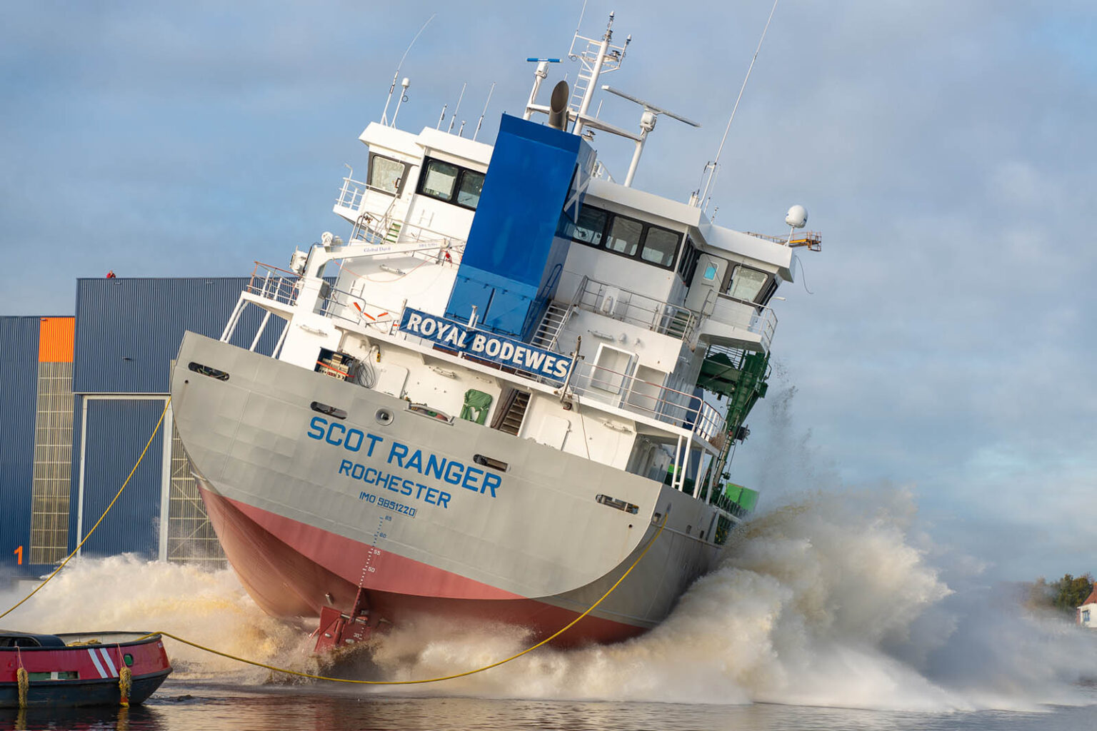 Scot Ranger plonst bij Royal Bodewes - Binnenvaartkrant