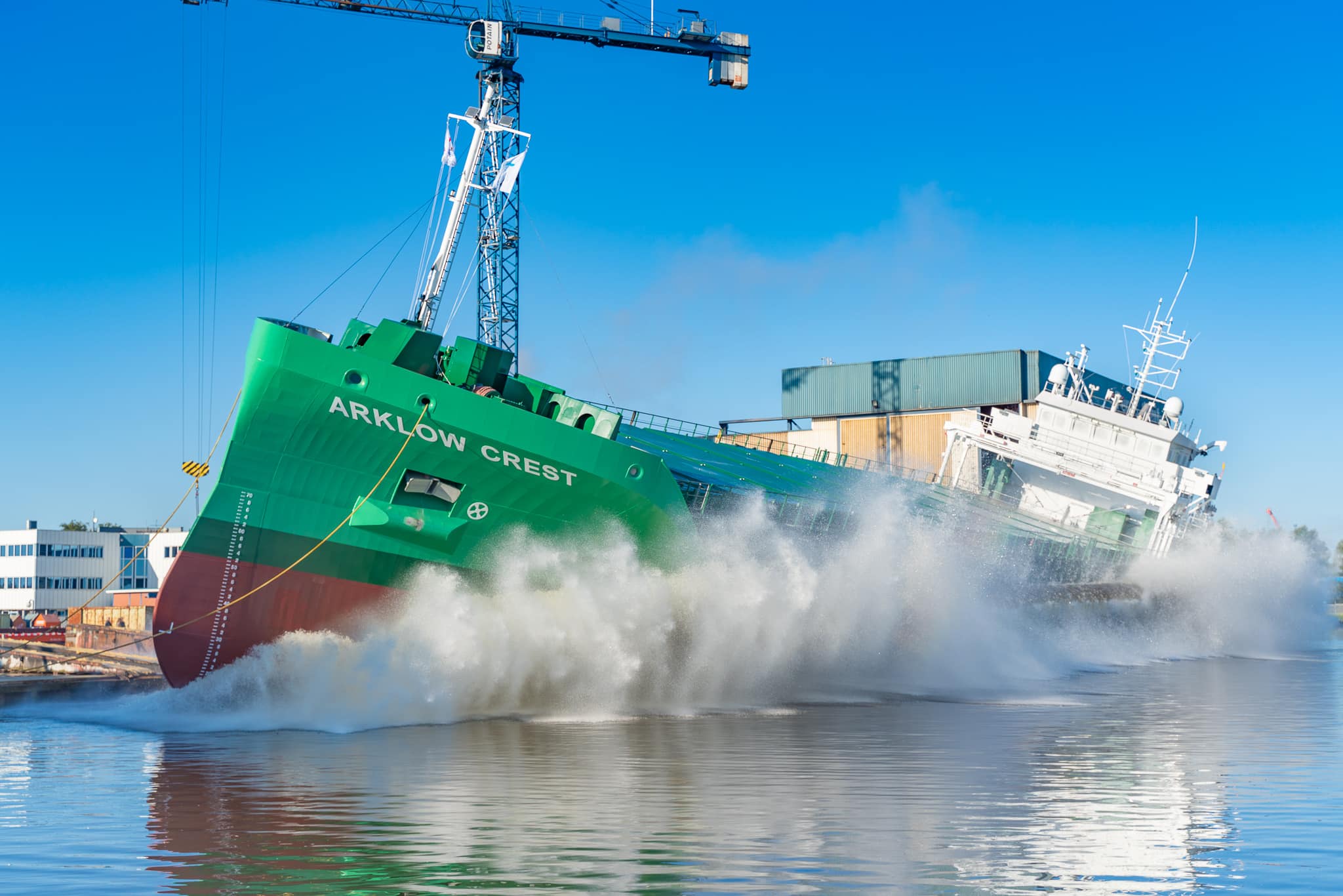 Nummer 10 te water voor Arklow - Binnenvaartkrant