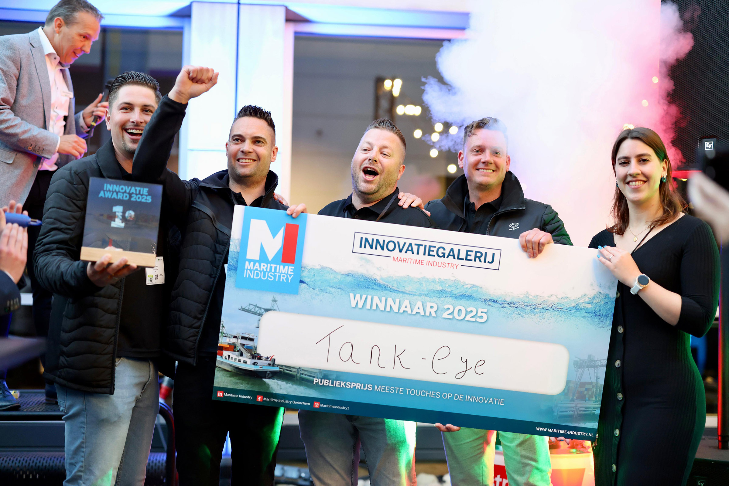 Maritime Industry Innovatie Award voor Tank-Eye Camera - Binnenvaartkrant